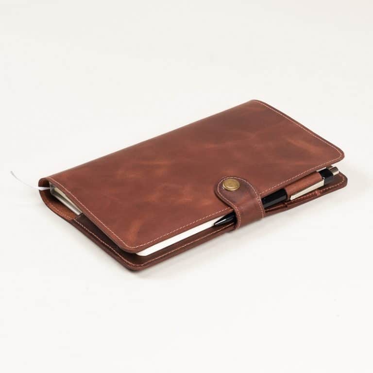 Comprar Porta Libreta En Cuero Ecuador | Haku Handmade